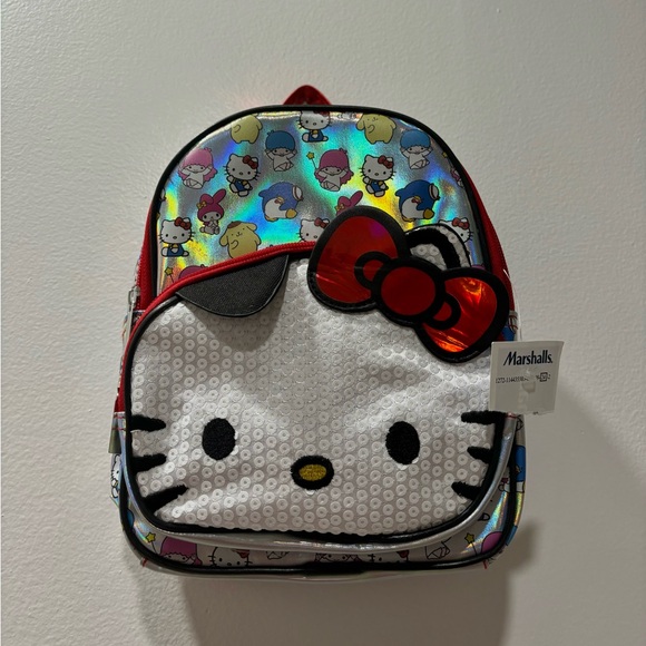 Hello Kitty | Accessories | Hello Kitty Mini Backpack Silver Iridescent ...